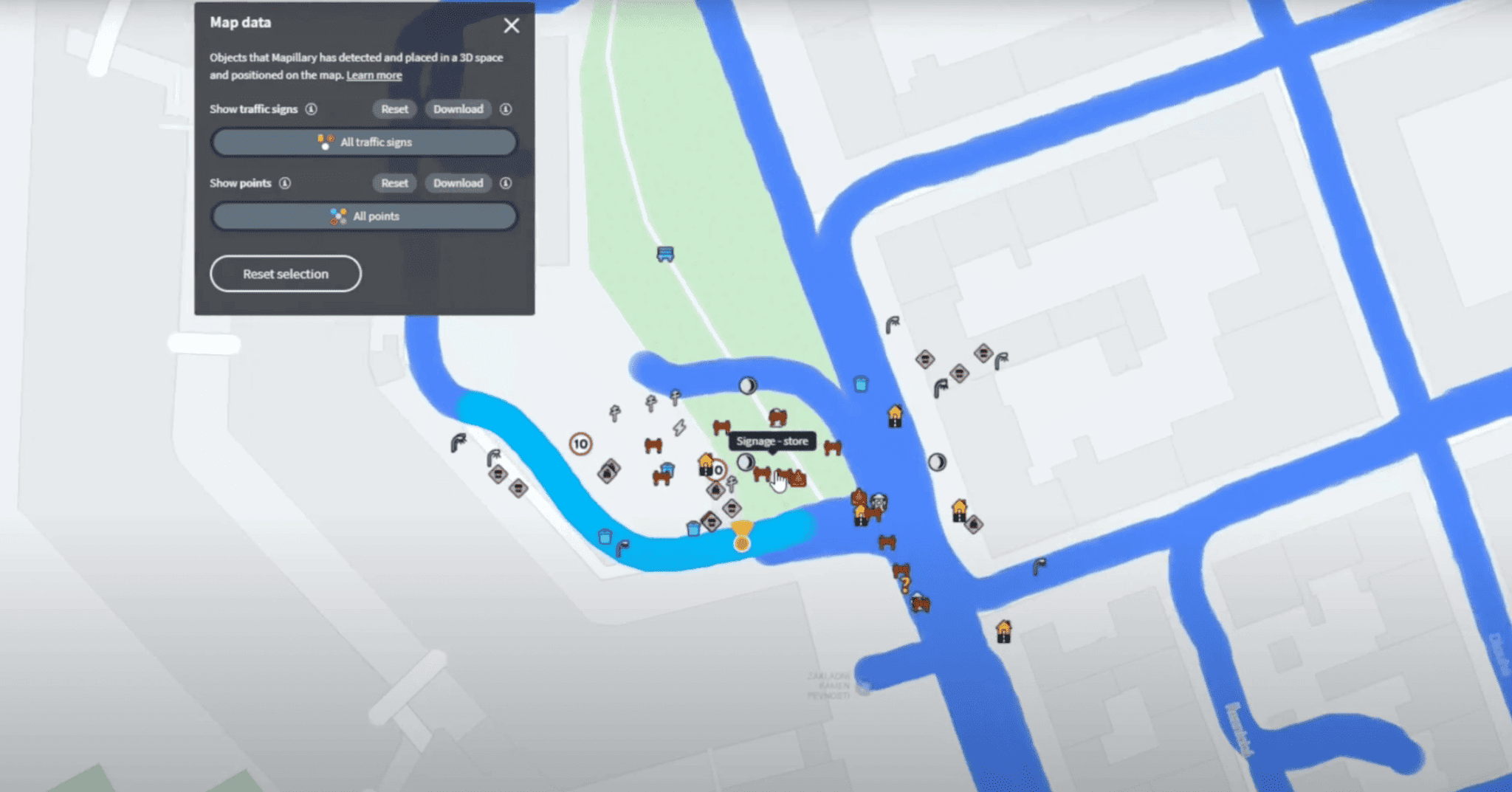 Free Object Detection of Street View Images | Mapillary & Mosaic